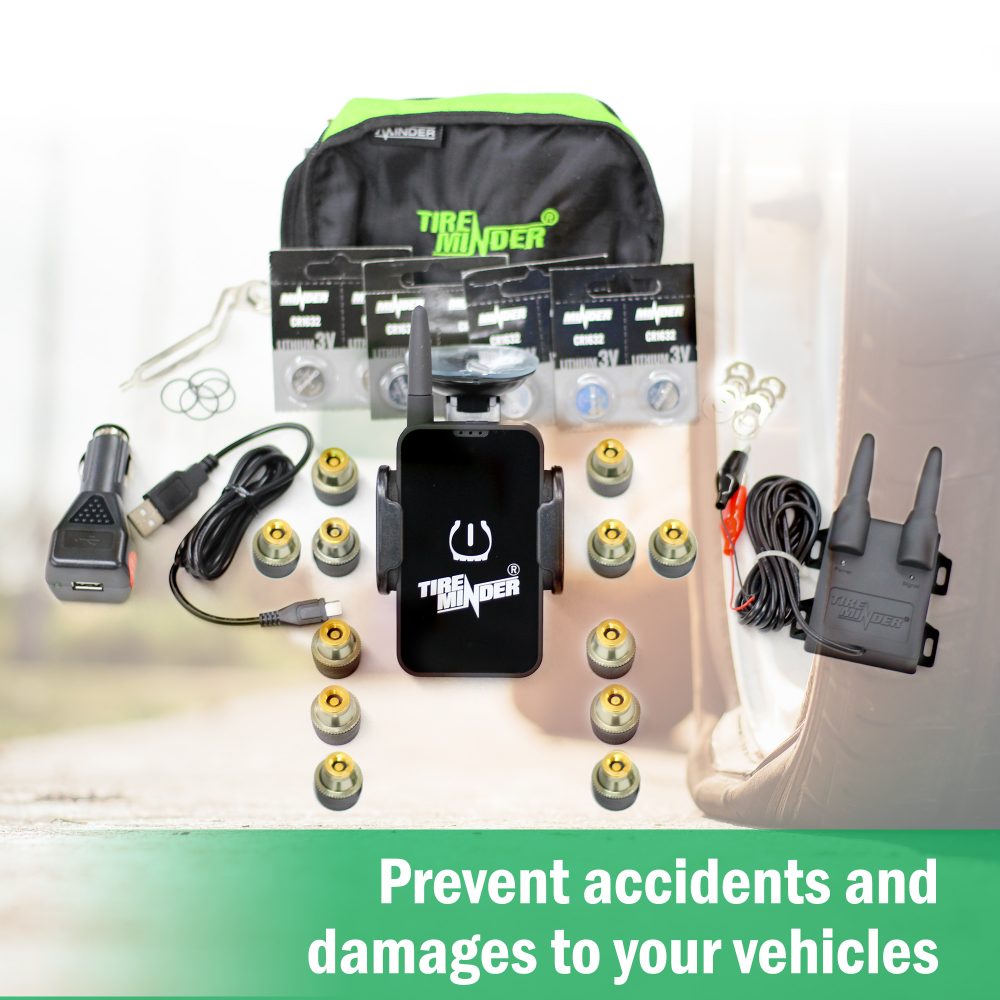 12 Sensor Triple Axle Trailer TPMS w/ App – Computech