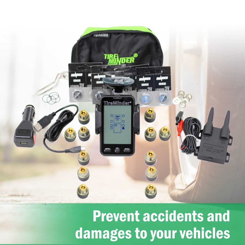 12 Sensor Triple Axle Trailer TPMS w/ Display – Computech